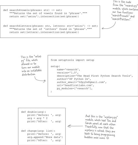 4 Code Reuse Functions And Modules Head First Python 2nd Edition Book