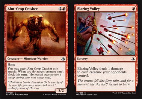 Magic The Gathering Adventures Amonkhet Set Review Red