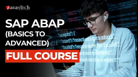 Sap Abap Basics To Advanced Training Full Course Live Zarantech Youtube