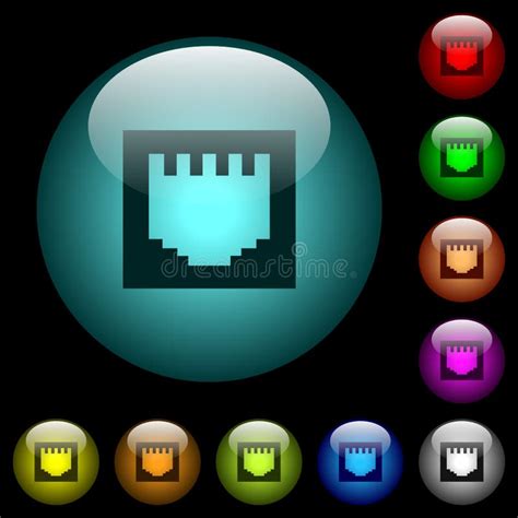 Ethernet Connector Pinout Color Code Straight And Crossover RJ45 Connect Vector Stock Vector