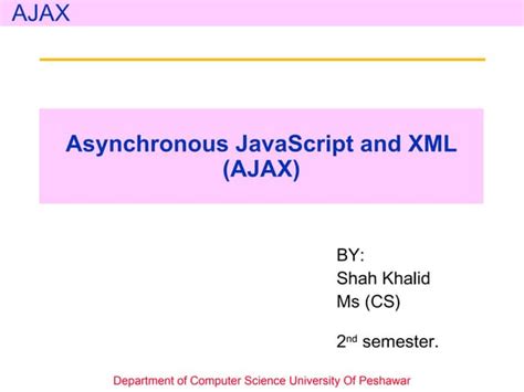 Ajax Ppt
