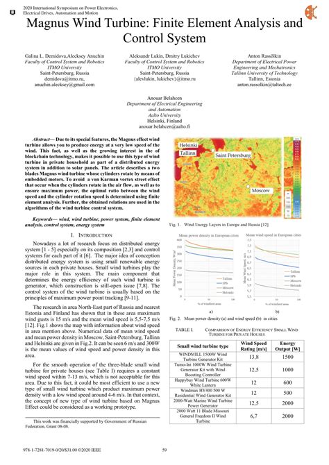 Pdf Magnus Wind Turbine Finite Element Analysis And Control System