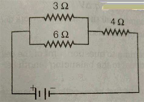 Current Through 3Ω Resistor Is 0 8a Then Potential Drop Through 4Ω Resis