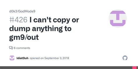 I Can T Copy Or Dump Anything To Gm Out Issue D K GodMode GitHub