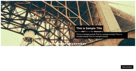 Image Carousel Forked Codesandbox