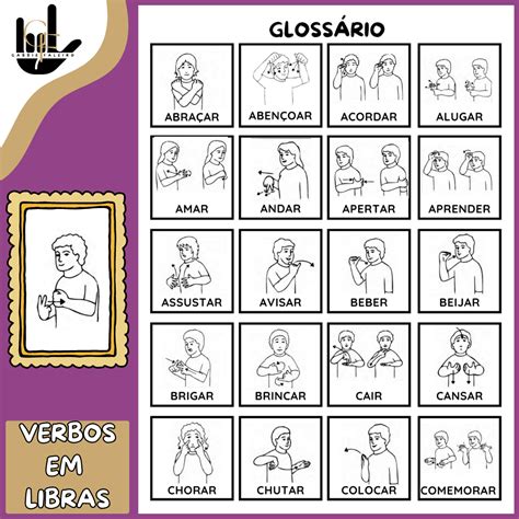 Verbos Em Libras 118 Fichas Glossário Gabbie Faleiro Hotmart Em