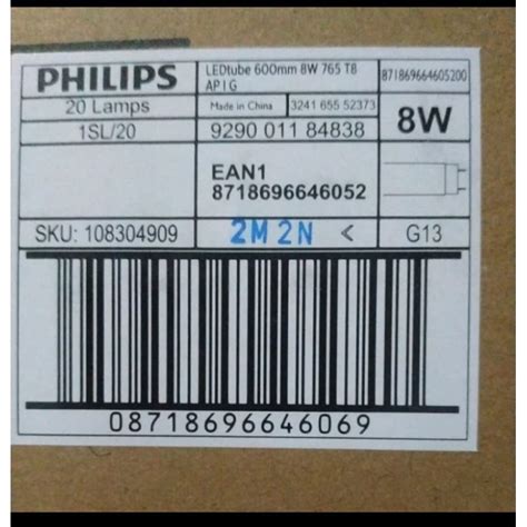 Jual Lampu Tl Led Ecofit W Philips Shopee Indonesia