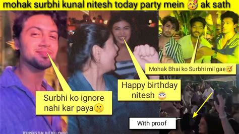 Finally Surbhi Rathore Ne Nitesh Ki Birthday Party Mein🥳🎂 Mohak Narang
