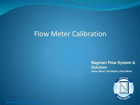 PPT Flow Meter Calibration PowerPoint Presentation Free Download ID