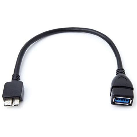 Smays Micro B Usb 3 0 Host Otg Cable Compatible With Samsung Galaxy Note 3 S5 Note Pro 12 2
