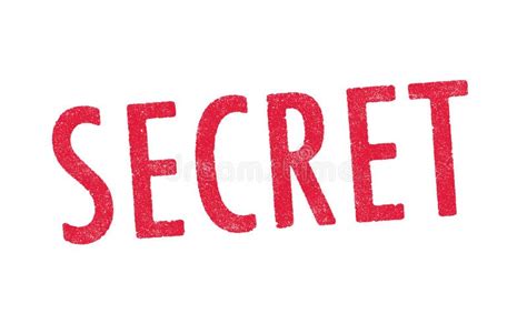 Secret Red Ink Stamp Stock Vector Illustration Of Stamp 339819309