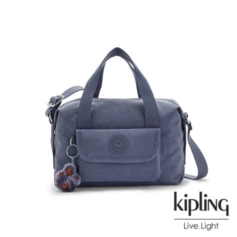 Kipling 復古迷霧灰波士頓手提兩用包 BRYNNE 斜 肩背包 Yahoo奇摩購物中心