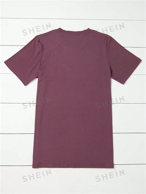 Shein Curve Plus Size Oversize T Shirt With Letter Slogan Print Made