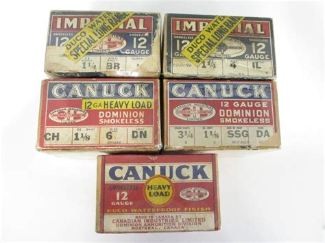 Collectible Empty Ammo Shotshell Boxes