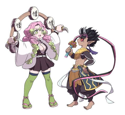 Intercambio De Armas Mitsuri Kanjori Y Hantengu By Renacars On Deviantart