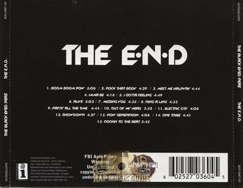 Black Eyed Peas The End The Energy Never Dies Cd Rap Music Guide