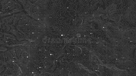 Terrain Big Data Visualization Futuristic Map Infographic Complex Topographical Data Graphic