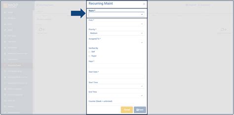 create a maintenance recurring task mop 2 0