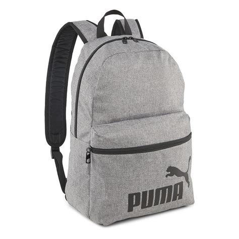 puma phase up unisex gri günlük stil sırt Çantası 09011801 sportive