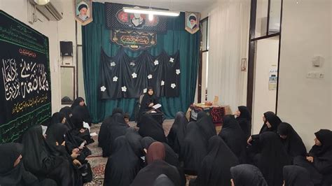 ذکر عزای شهادت حضرت زهراس در مدرسه علمیه فاطمیه کارون‌ تصویر