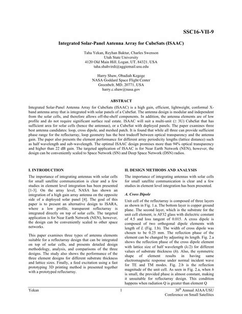 Pdf Integrated Solar Panel Antenna Array For Cubesats Isaac Dokumen Tips