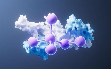 Premium Photo Biological Protein And Molecule 3d Rendering
