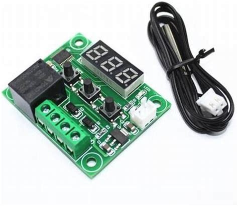 Xh W 12 Volt Digital Temperature Controller Module W Display And Ntc Temp Sensor Electro Store