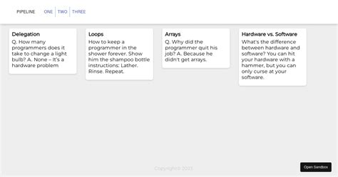 Keeper Codesandbox