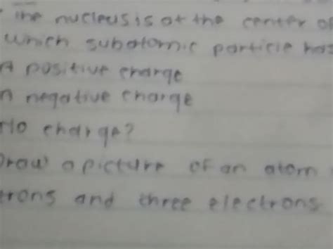 Which Subatomic Particle Has A Positive Studyx