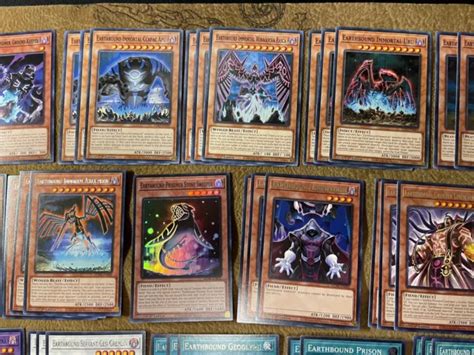 Yugioh Earthbound Immortal Deck Noyau De 64 Cartes 1ère édition Mzmi
