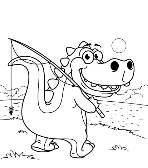 نقاشی دایناسور برای کودکان؛ ۲۴ طرح زیبا و کودکانه برای رنگ آمیزی ستاره