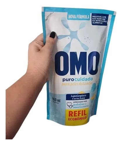 Sabão Líquido Omo Puro Cuidado Sachê Refil 900 Ml Mercadolivre