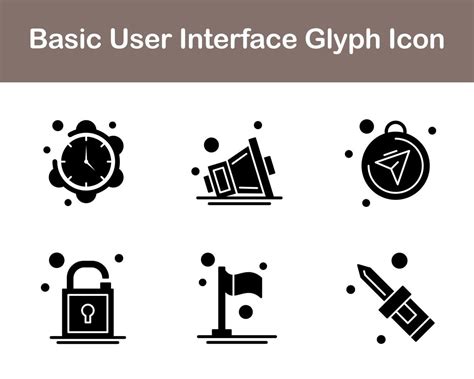 Basic User Interface Vector Icon Set 20268080 Vector Art At Vecteezy
