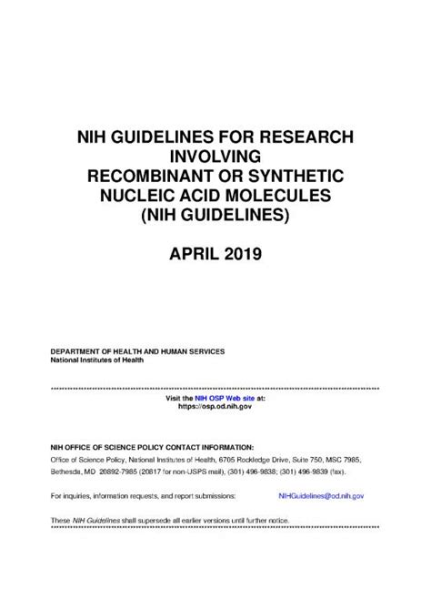 Report Pdf 91332 Nih Guidelines