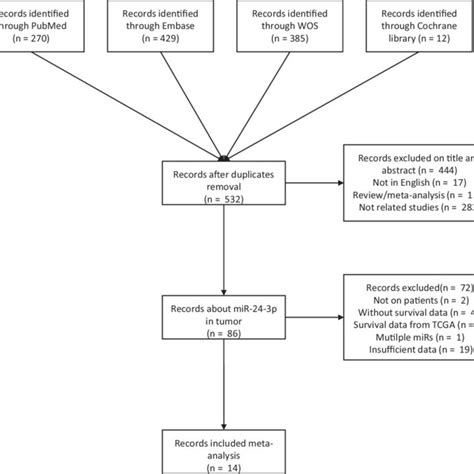 The Flow Chart Of The Meta Analysis Download Scientific Diagram
