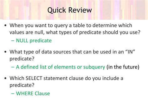Csci 52 Introduction To Sql Fall Ppt Download
