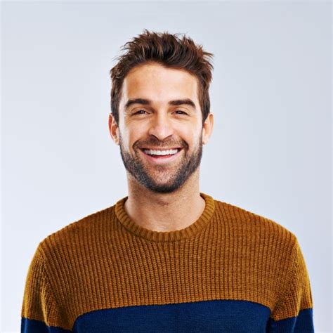 Premium Photo Portrait Smile And Man With Positive Confidence And