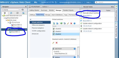 lab 14 migrating virtual machines net701 netapp and vmware labs