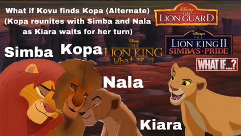 What If Kovu Finds Kopa Alternate By Masteroflaughter On Deviantart