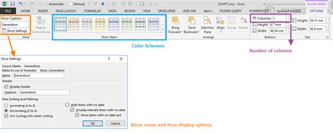 Slicers In Excel Tables