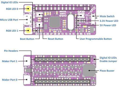 Maker Nano Raspberry Pi Rp2040 Robot R Us Maker Nano Raspberry Pi Rp2040 Robot R Us