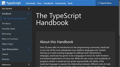 Notes On Typescript Handbook New Screwdriver