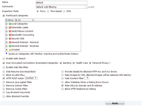 Fortigate Web Filter Check Version Security Spiceworks Community