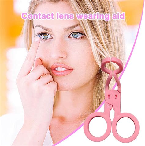 Contact Lens Wearing Aids Contact Lens Eyelid Stretcher Eyeglass Clips Support The Eyelids