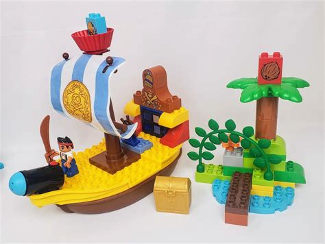 Lego Duplo Jakes Neverland Pirate Ship Bucky 10514 1 Incomplete 53 Pcs