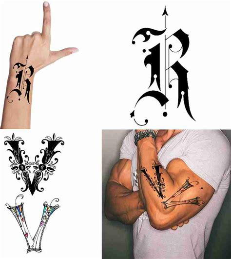 S Alphabet Tattoos For Men On Hand