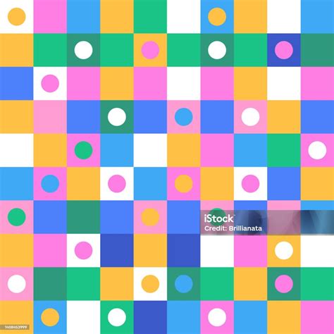 Poster Karya Seni Geometris Minimalis Dengan Bentuk Dan Gambar