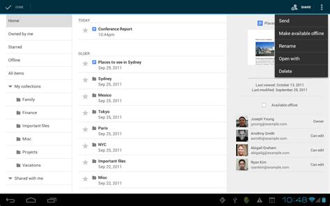 Google Docs Updated Brings An Improved Tablet Experience And Offline Viewing Of Selected Files