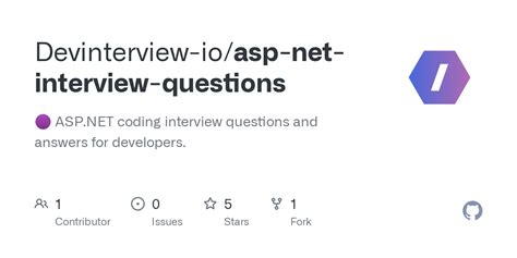 Github Devinterview Ioasp Net Interview Questions 🟣 Aspnet Coding