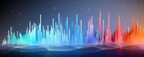 Colorful Silver Abstract Statistics Chart Wallpaper Background